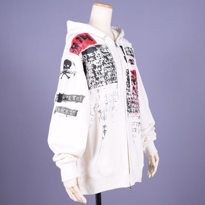 Anarchy Destroy Hoodie (5sizes) – h.NAOTO WEBSHOP